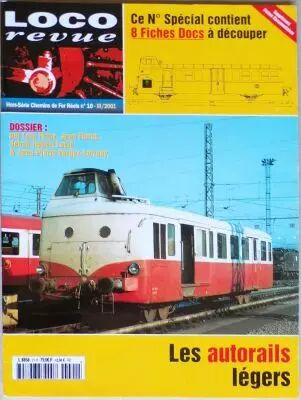 Loco-Revue Hs Chemins de Fer Réels N°10 2001 Les Autorails Légers Très ...