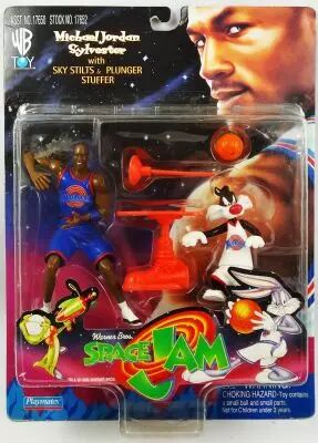 Looney Tunes - Space Jam 1996 - Michael Jordan & Sylvester - Playmates
