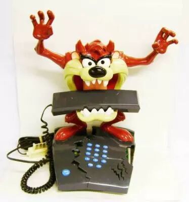 Looney Tunes - Talking Animated Telephone TeleMania 2001 - Tazmanian ...