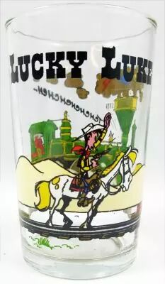 Popeye - Ducros mustard glass - Popeye in airplane