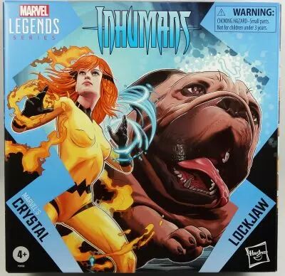 Marvel Legends - Crystal & Lockjaw "Inhumans" - Serie Hasbro (Exclusive)