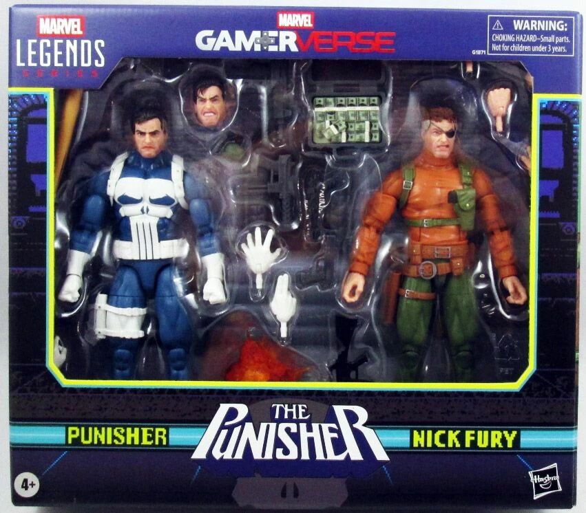 Marvel Legends - Punisher & Nick Fury - Serie Hasbro (Gamerverse)