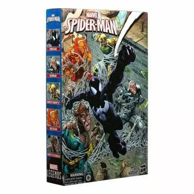 Marvel Legends - Spider-Man Villains : Silvermane, Molten Man, Human ...