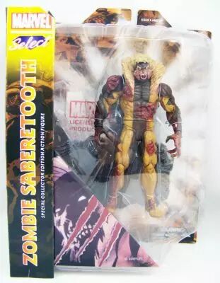Marvel Select Action Figure - Zombie Sabertooth