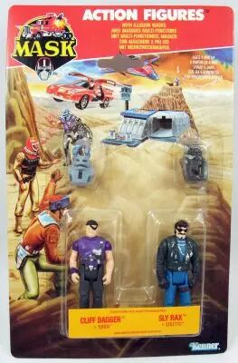 M.A.S.K. - Action Figures - Cliff Dagger & Sly Rax