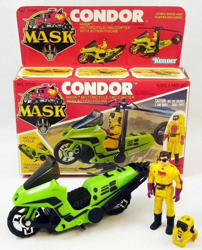 M.A.S.K. - Condor with Brad Turner (loose with box)