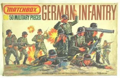 Matchbox P-5003 - 1:76 Figures - WW2 German Infantry Mint in Box