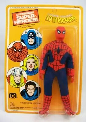 Mego World's Greatest Super-Heroes - Spider-Man (mint on card Pin Pin Toys)