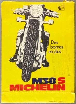 Michelin - Moto Vélo - Pochette Sac Papier M38 S BIB TS 20 BIB Sport 25