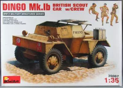 Mini Art 35067 - WW2 British Dingo Mk.Lb British Scout Car & Crew 1:35 ...