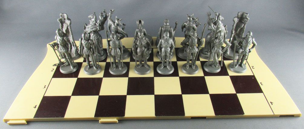 Mokarex Chess Games Complete Set 32 Pieces Chessboard Rules Sheet