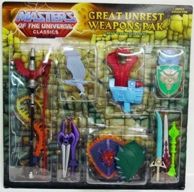 Maitres de l'Univers MOTU Classics - Weapons Pak ''Great Unrest''