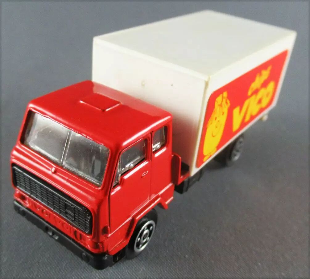 Norev Mini Jet Ho 1/87 Camion Frigorifique Volvo F-89 Chips Vico Cabine ...