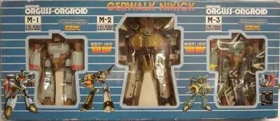 Orguss - Takatoku - Gerwalk Nikick + 2 Orgroids (mint in box)