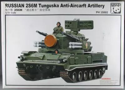 Panda PH 35002 - Russian 2S6M Tunguska Anti-Aircraft Artillery 1:35 ...