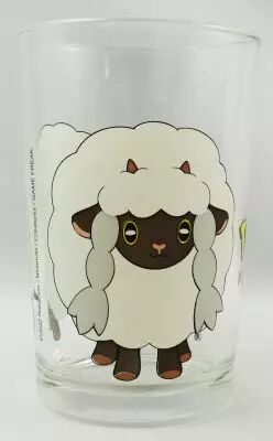 Pokemon - Collectible Mustard Glass - Wooloo / Moumouton