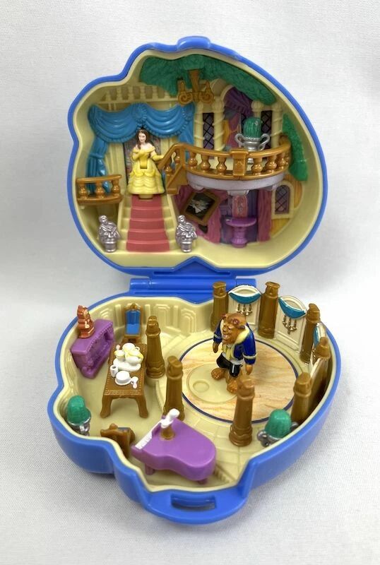 Polly Pocket - Bluebird Toys 1995 - Disney's Beauty and the Beast (loose)
