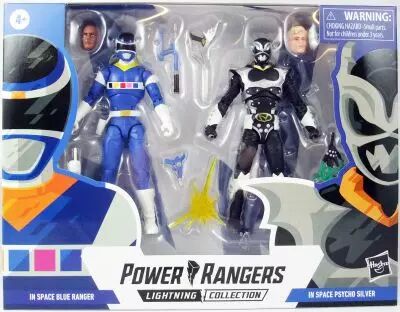 Power Rangers Lightning Collection - In Space Blue Ranger & Psycho ...