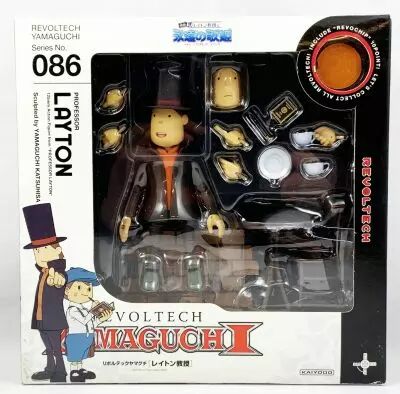 Professor Layton - Kaiyodo Revoltech #086 Action Figure