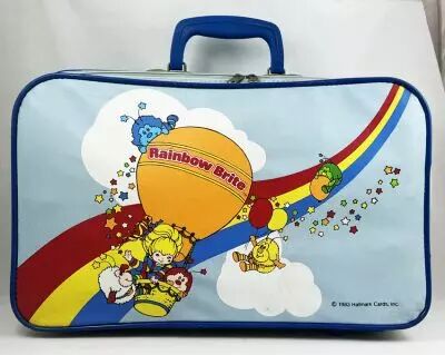 Rainbow Brite - Blue Child Suitecase / Valise Bleue Enfant - Kat's Meow ...