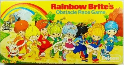 Rainbow Brite - Board game "Obstacle Race Game" - Falcon Games Ltd. 1983