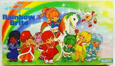 Rainbow Brite - Board game "Viaje al Mundo Magico de Rainbow Brite ...