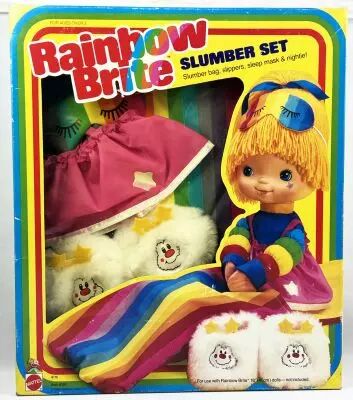 Rainbow Brite - Mattel - 18" Doll Accessory - Slumber Set