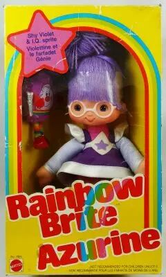 Rainbow Brite - Mattel - Poupée 23cm - Shy Violet / Violettine (Boite ...