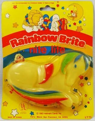 Rainbow Brite - Nite Lite (Veilleuse électrique murale) Starlite Horse ...