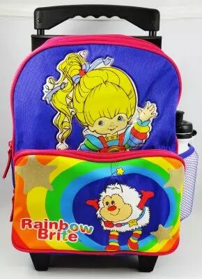 Rainbow Brite - Wheeled School Backpack (pink & purple) - The Betesh ...