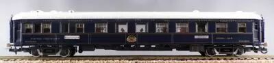 Rivarossi Altaya Ho Ciwl Dining Car 3348D Blue with Interior Fittings Simplon Orient Express no Box