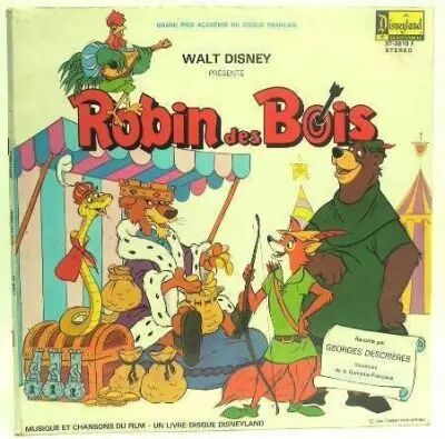 Robin Hood - Merchandising - Record book LP music songs and story from ...