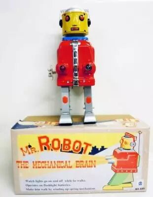 Robot - Battery Operated & Mechanical Tin Robot - Mr. Robot the ...