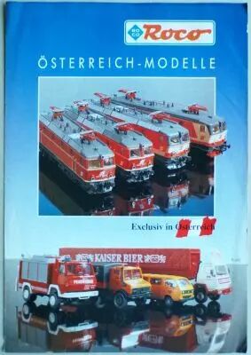 Roco Catalog 1990/91 Austrian Exclusive Models HO 6 pages A4