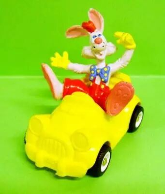Roger Rabbit & Benny le Taxi - Figurine PVC 8cm Bully 1988 - Neuve