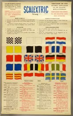 Scalextric 1:32 - CMM/A235 - Paper Sheet 305x190mm National Flags and ...
