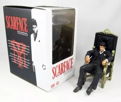 Scarface - SD Toys - Tony Montana on Throne (Al Pacino) 6" PVC Figure ...