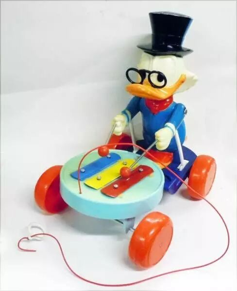 Picsou - Jouet à trainer - Picsou et son xylophone