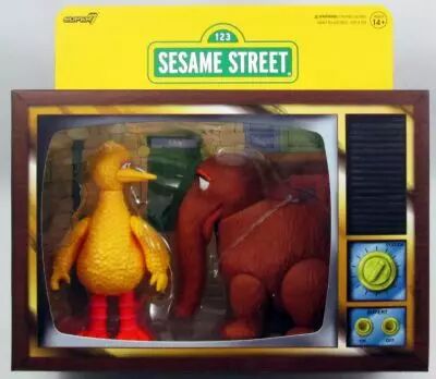Sesame Street - Super7 ReAction Figures - Big Bird & Snuffy