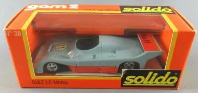 Solido Gam 2 N° 38 Gulf Le Mans 1975 Bleue Neuve Boite 2