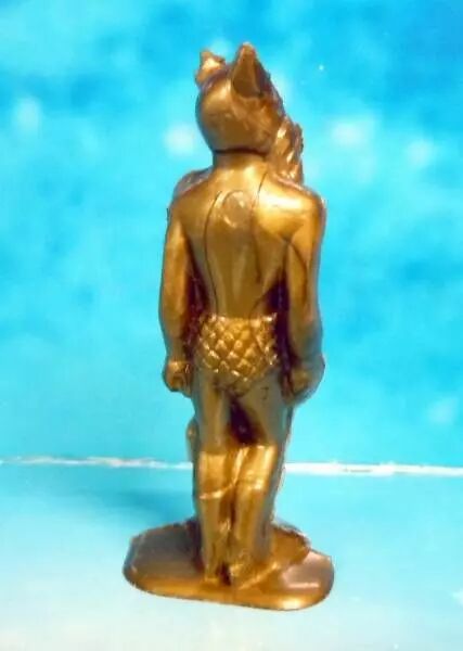 Space Toys - Plastic Figures - Captain Video's Alien (golden) Lido Toy