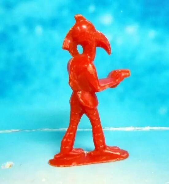 Space Toys - Plastic Figures - Captain Video's Alien (red) Lido Toy