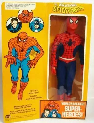 Spider-Man - Mego World's Greatest Super-Heroes - 12'' Spider-Man (mint ...
