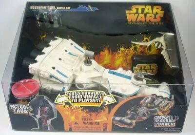 Star Wars Revenge of the Sith MicroMachines - Mustafar Duel battle set