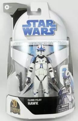 Star Wars The Black Series 6" - Clone Pilot Hawk - The Clone Wars ...