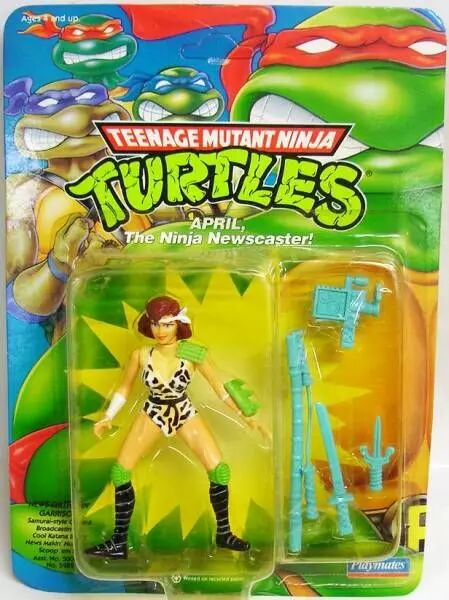 Teenage Mutant Ninja Turtles - 1992 - April the Ninja Newscaster