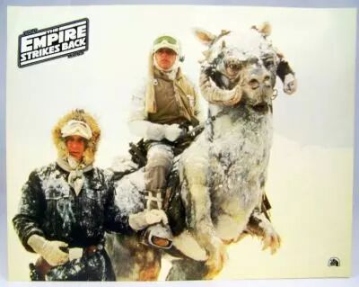The Empire Strikes Back - Lobby Card - Han Solo and Luke Skywalker on ...