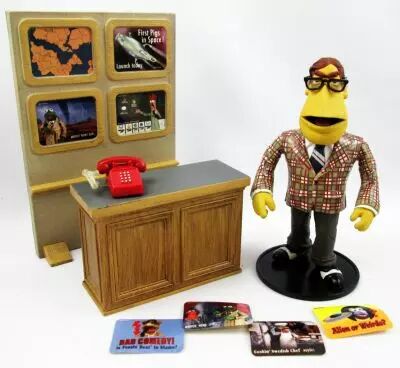 The Muppet Show - Palisades Action Figure - Muppet Newsman (loose)