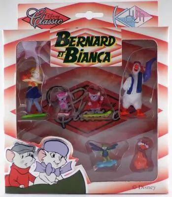 The Rescuers - Kid'M Disney Classic - Set of 6 PVC Figures Mint in Box