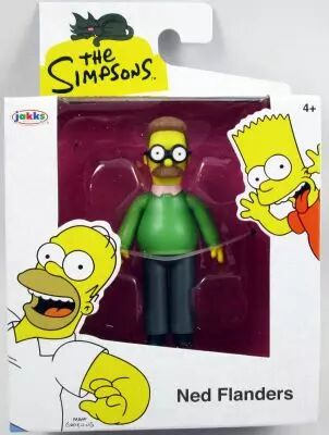 The Simpsons - Jackks Pacific - 3" Action-Figure Ned Flanders